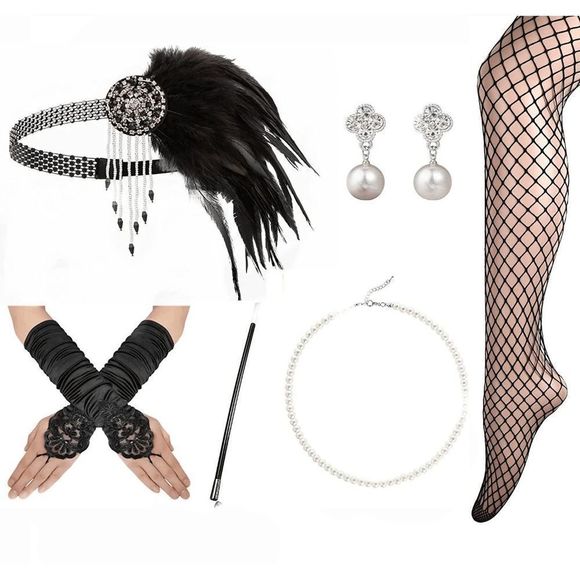 N/A | Accessories | 6pcs Flapper 92s Accessoriesgreat Gatsby Vintage ...